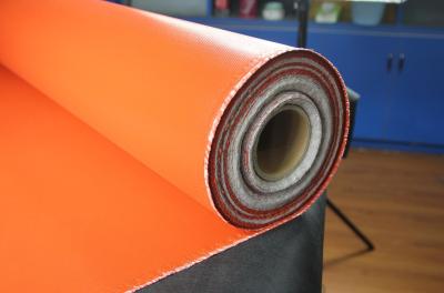 China 0.4mm High Temperature Resistant Silicone Rubber Coated Welding Protective Clothing for sale