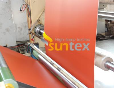 China Silicone Coated Fiberglass Flame Resistance Fabric For Welding Protection for sale