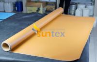 China Fireproof Silicone Cloth 1mm Silicone Coated Fiberglass Fabric Cloth Roll for sale