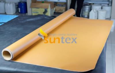 China Fireproof Silicone Cloth 1mm Silicone Coated Fiberglass Fabric Cloth Roll for sale