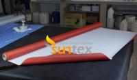 China Professional Safety Pu Coated Fiberglass Fabric Fire Blanket Heat Insulation for sale