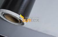 China Silicon Coated Surface Treatment and Twill Woven Weave Type insulated silicone fiberglass fabric for sale