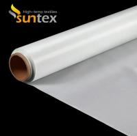 China Fire Resistant Fiberglass Fabric High Temperature Fiberglass Cloth Silicone Textile‎ for sale