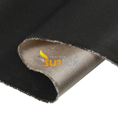 China Chemica Resistant Silicone Rubber Coated Fiberglass Fabric Fireproof E-Glass/C-Glass Cloth for sale
