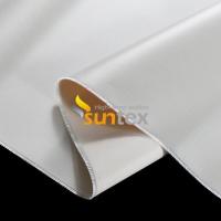 China High Silica Fiberglass Fabric Coated Silicone / PU / Acrylic / Vermiculite Heat Resiatant for sale