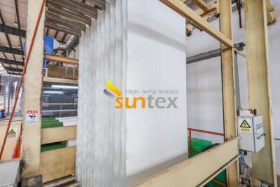 China Industrial Silicone Coated Fiberglass Fabric Reinforced For Welding Blanket for sale