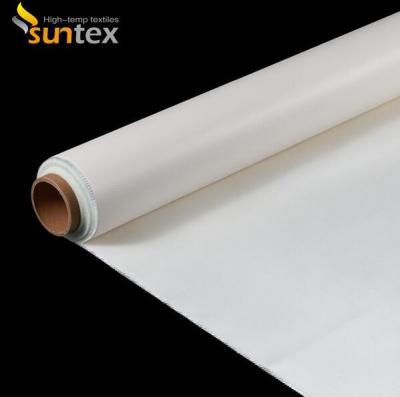 China Fiberglass Fabric Coated Silicone / PU  Heat Resiatant high temperature fiberglass cloth for sale