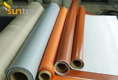 China China Manufacturer Thermal Insulation Silicone Coated Fiberglass Cloth welding blanket for sale