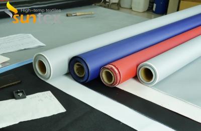 China High Temperature Fabrics Silicone Coated Fiberglass for fabric air duct for sale