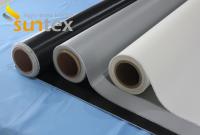 China 32 Oz High Temp Silicone Coated Fiberglass Fabric For Fire & Splash Curtains for sale