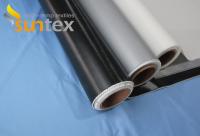 China Silicone Coated Fiberglass Fabric for Welding protective blanket to prevent spark slag from splashing and catching fire for sale