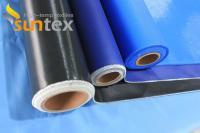 China Heat resistant and thermal insulation Silicone Coated Fiberglass Cloth for fire blanket for sale