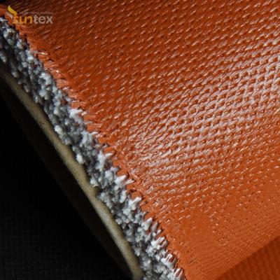 China Silicone Coated Glass Fabric Insulation , Fire Retardant Curtain Fabric for sale