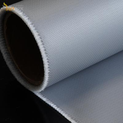 China Abrasion and Corrosion Resistant Silicone Coated Glass Fiber Fabric For Welding for sale