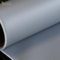 China Red Silicone Coated Fiberglass Fabric Fire Resistant Fiberglass Cloth for sale