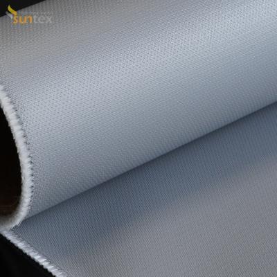 China Red Silicone Coated Fiberglass Fabric Fire Resistant Fiberglass Cloth for sale