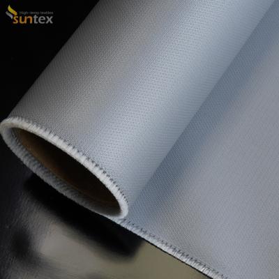 China Flame Resistant High Temperature Silicone Coated Industrial Fiberglass Fabric for sale