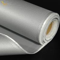 China Fire Resistant Silicone Coated Fiberglass Cloth Removable insulation jackets for sale