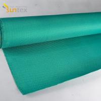 China Acrylic Coated Fire Resistant Fiberglass Fabric for Fireproof Curtain for sale