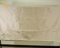China Silicone Coated 1.6m X1.8m Fiberglass Welding Blanket Roll for sale