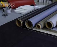 China Fire Resistant Fiberglass Cloth Colorful Silicone Coated Fiberglass Fabric Fireproof for sale