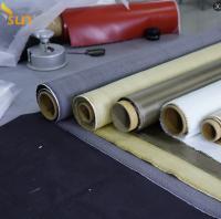 China Thermal Insulation Fireproof Silicone Coated Glass Fabric For Fire Covers for sale