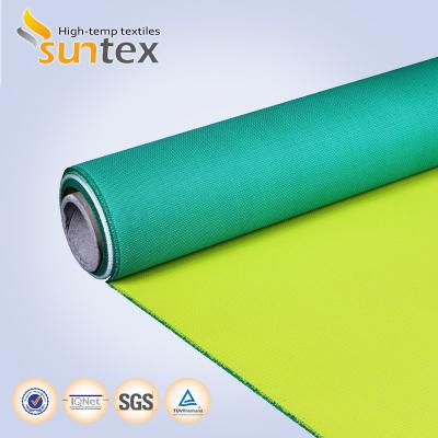 China Thermal Insulation Fireproof Fiberglass Silicone Rubber Fabric For Welding Protection for sale