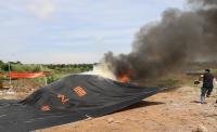 China Car Fire Blankets Isolate EV Car Fires Fast, Effective And Safe for sale