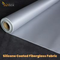 China Thermal Insulation Silicone Coated Fiber Glass Fabrics Cloth for sale