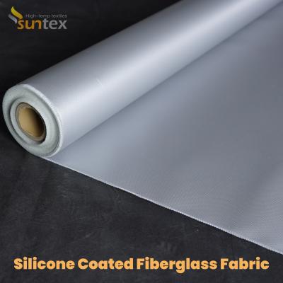 China Thermal Insulation Silicone Coated Fiber Glass Fabrics Cloth for sale