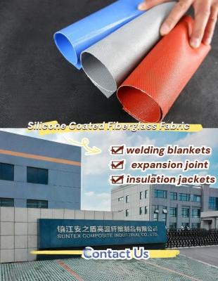 China Thermal Insulation Silicone Coated Fiber Glass Fabrics Cloth for sale