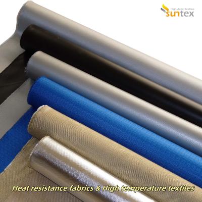 China Silicone Coated Fiberglass Cloth Thermal Insulation And Fire Protection for sale