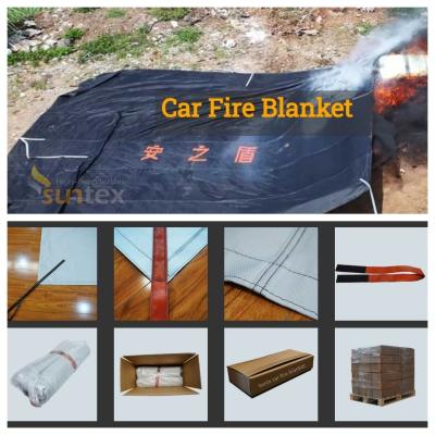 China Suntex Car Fire Blanket  Fire Blanket Thermal Resistance of 550C/1000C for sale