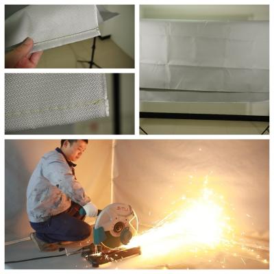 China 1.2x1.2m Suntex Coated Fiberglass Fabric Fireproof Test for sale