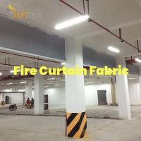 China High Temperature Fireproof Silicone Coated Fiberglass Fabric Fire Curtain High-Quality Fire Protection for sale