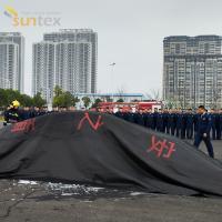 China EV Car Fire Blankets  With 550C/1000C Thermal Resistance for sale