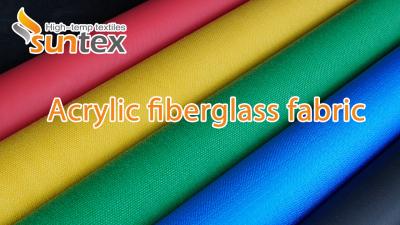 China SUNTEX Acrylic Coated Fiberglass Fabric for sale