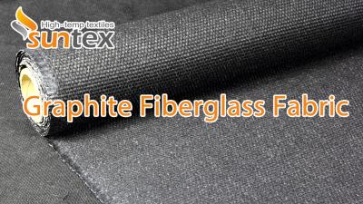 China SUNTEX Graphite Coated Fiberglass Fabrics for sale