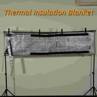China Factory Wholesale Removable And Reusable Soft Heat Insulation Cover High Temperature Fiberglass Fabric  Insulation Jacket for sale