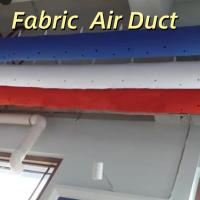 China Industrial Design Style Air Duct Fabric Reduced Noise Flame Retardant with Leak-Free Insulation for Gym Basement for sale
