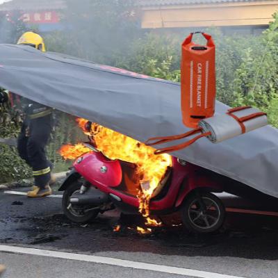 China EV Fire Blankets Electric Car Fire Safety 550C/1000C for sale