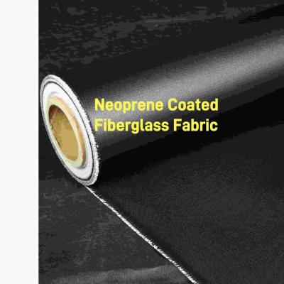 China Heat Resistance Thermal Insulation Neoprene Coated Fiberglass Fabric for sale
