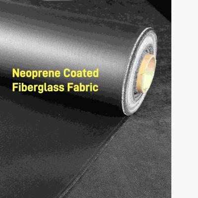 China Neoprene Coated Fiberglass Fabric For Fire Blanket Welding Blanket Expansion Joint for sale