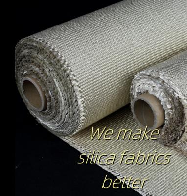 China Fiberglass Manufacture Silica Coated Cloth Fabric Fiber Glass Material for sale