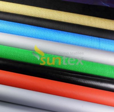 China Silicone Rubber Coated Fiberglass Fabric Heavy-duty Insulation Material Withstand Temperatures Up To 550°C for sale