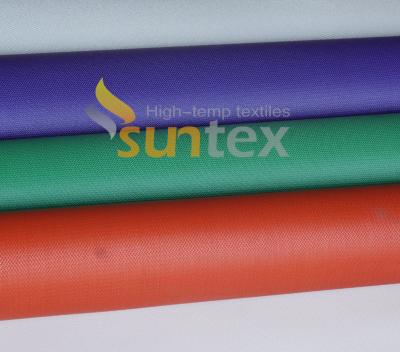 China High Temperature Silicone Fabric Fire Resisting Silicone Coated Fiberglass Cloth Fire-Resistant Fiber Fabric for sale