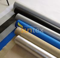 China Durable Silicone Coated Fiberglass Fabric Cloth Thermal Insulation Silicone Fiberglass For Fireproofing for sale