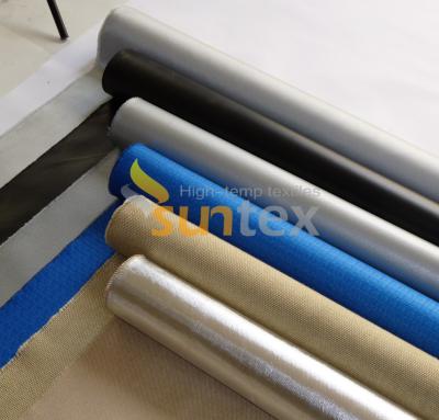 China Durable Silicone Coated Fiberglass Fabric Cloth Thermal Insulation Silicone Fiberglass For Fireproofing for sale