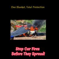 China Gray EV Fire Blankets Electric Car Fire Safety Vehicle Fire Blankets For Electric Car for sale
