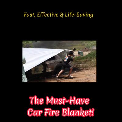 China Thermal Resistance Car Fire Blanket Most Efficient On EVs Or LI Fires for sale